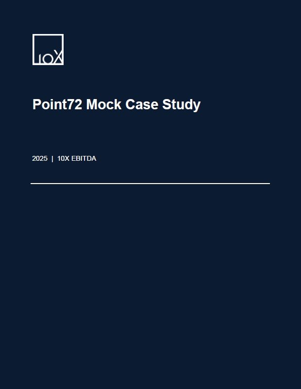 Point72 Case Study - 10X EBITDA
