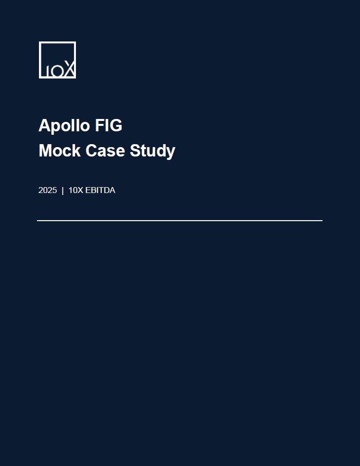 Apollo FIG Case Study - 10X EBITDA