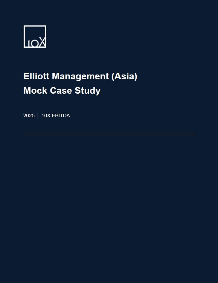 Elliott Management Case Study (Asia) - 10X EBITDA